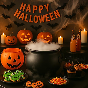 GiftExpress 8" Black Cauldron Kettle, Cauldron Halloween Decor