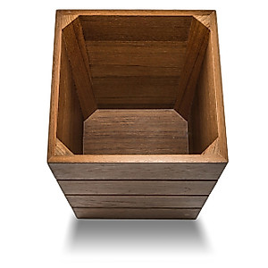 Whitecap 63102 Teak Small Waste Basket