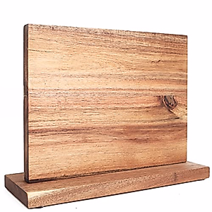 Uniharpa Double Side Magnetic Knife Block 12 X 10 Inch Holder Rack Magnetic Stands with Strong Enhanced Magnet & Anti Slip Feet for Safe