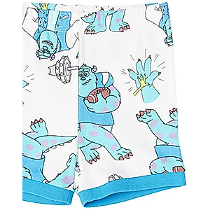 Amazon Essentials Disney | Marvel | Star Wars Toddler Boys' Pajama Set (Previously Spotted Zebra), Pack of 2, Monsters, 3T