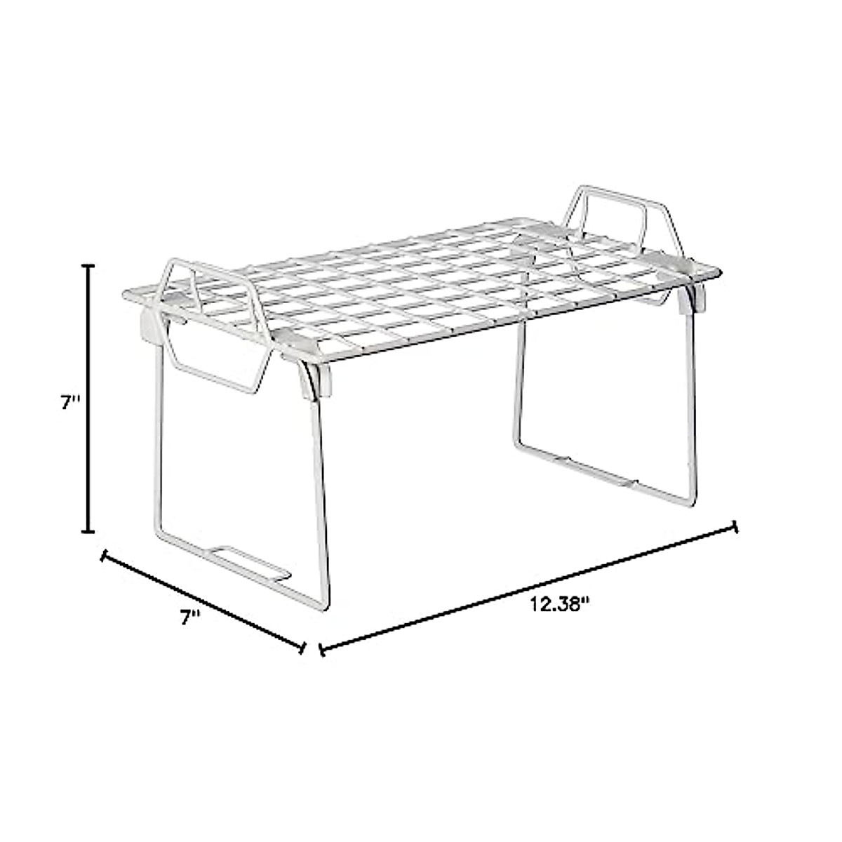 Whitmor Wire Grid Stacking Shelf Small