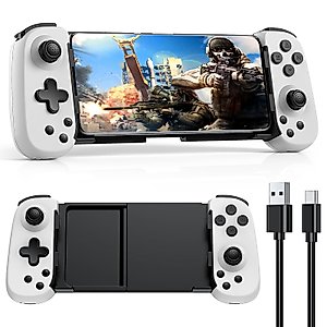 YUANHOT Gaming Controller for iPhone/Android,Mobile Bluetooth Phone Controller,Wireless Gamepad Console,Play PlayStation Xbox Cloud Steam Link Switch Luna Call of Duty Fortnite Controller Accessories