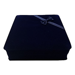 JM Future Gift Box for Jewelry, Necklace, Earring and Bracelet, X-Large, Navy
