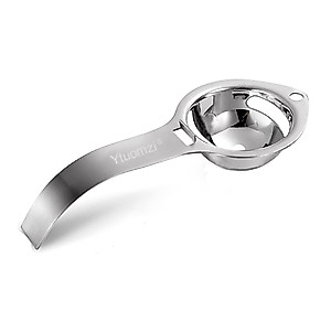 Egg Separator Egg Yolk White Filter Food Grade Egg Divider Stainless Steel Egg Sieve Kitchen Gadget Cooking/Baker Tool Egg Extractor