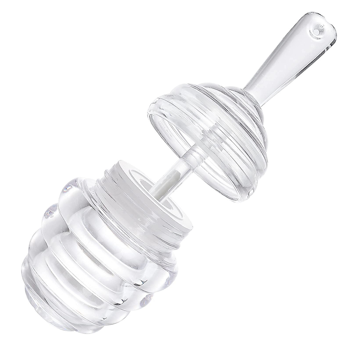 DEAYOU 30 Pack Empty Lip Gloss, Clear Lipstick Brush Bottles for Makeup, 0.2OZ/ 6ml