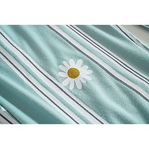 Vopmocld Big Girls Winer Long Sleeve Pajama Sets 2PCS Floral Sleepwear Daisy Flowers Patterns Jammies, Daisy, 14