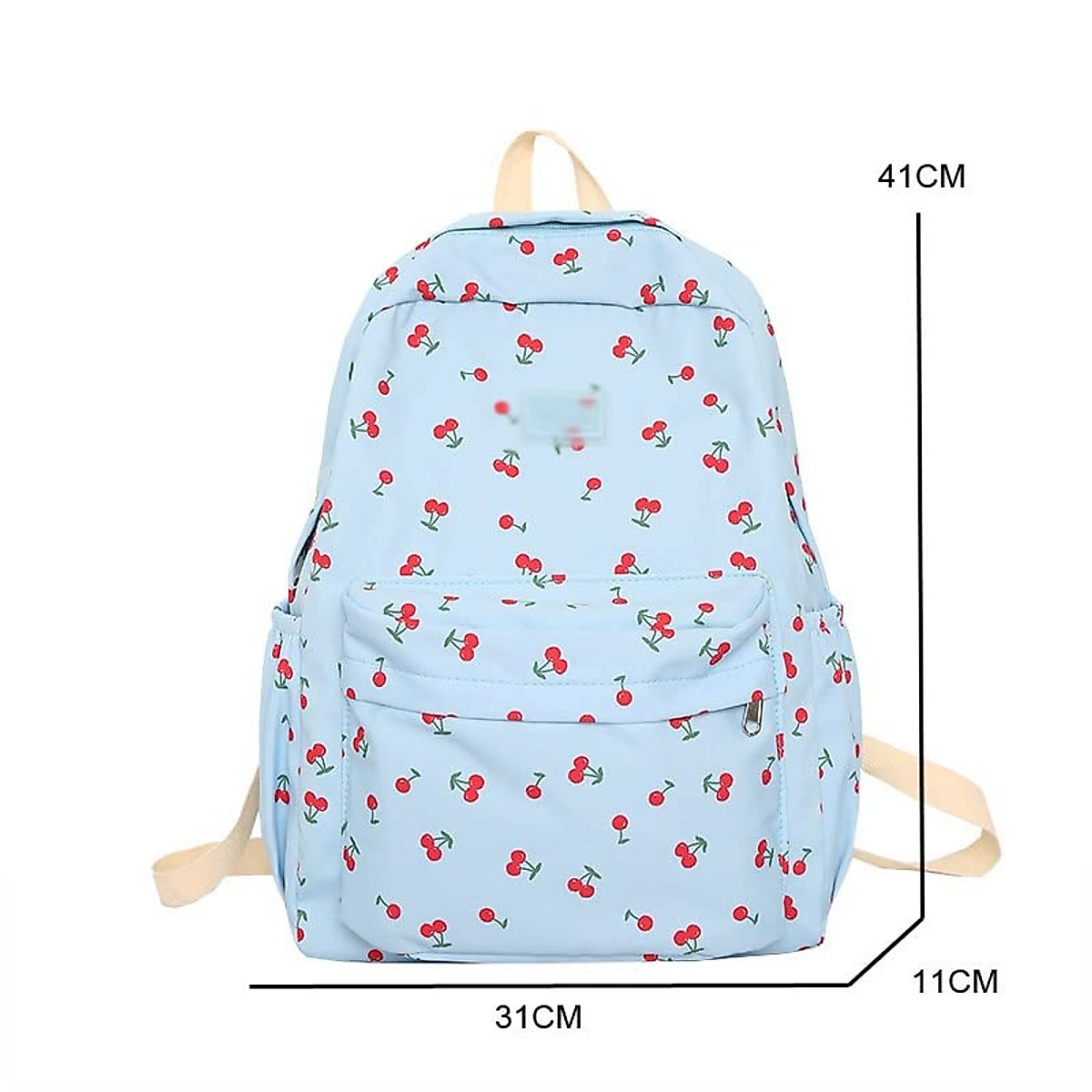 DINGZZ Waterproof Nylon Women Backpack Travel Bag Cute Schoolbag for High School Teenage Girls (Color : E, Size : 31 * 11 * 41CM)