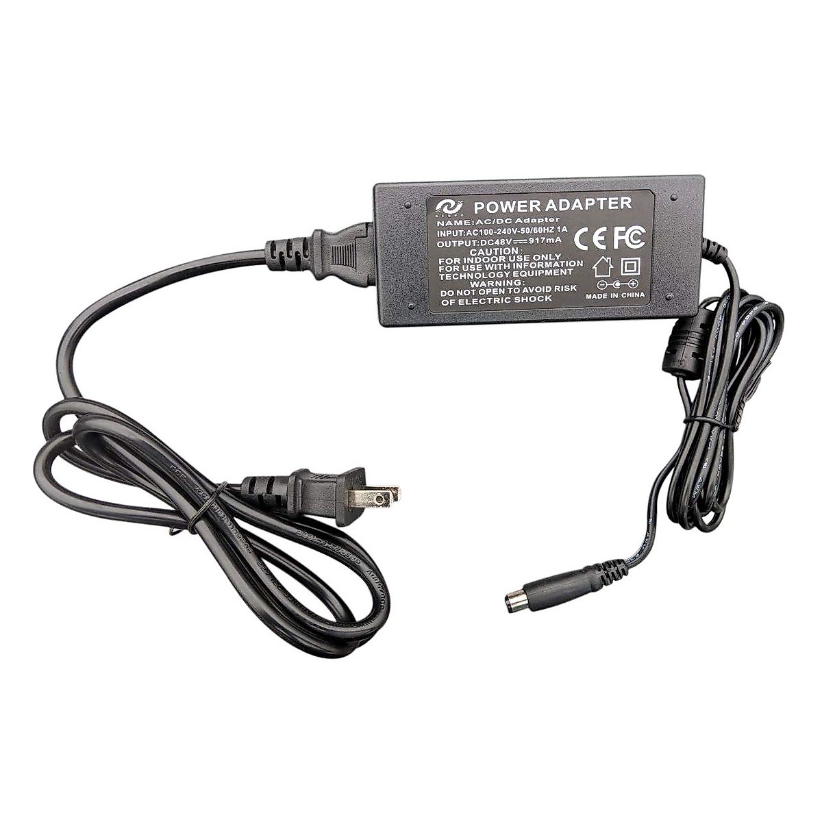 NeuPo 48 Volt Power Supply | Compatible with Select Cisco Phone Models in The 8800, 8900 (Only 8961), 9900 Series | Power Adapter Only Compatible with Cisco 8811, 8841, 8851, 8861, 8961, 9951, 9971