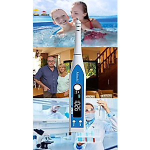 Saltwater Meter Salinity Meter Digital Water Tester Hydrometer Ideal for Hydroponics Aquarium Fish Pond Aquaculture High Accuracy Pen Type Meter Specific Gravity(SG) Salinity and Temperature 3 in 1