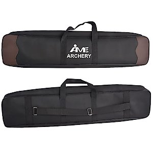 ZSHJGJR Recurve Bow Bag Takedown Recurve Bow Case Lightweight Double Layer Archery Bag to Storage Bow and Arrow Portable Outdoor Archery Bow Case Soft for Takedown Recurve Bow
