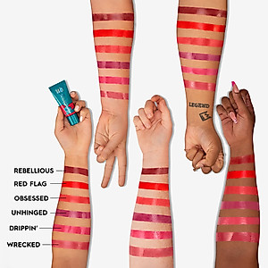 Urban Decay Hydromaniac Dewy Liquid Blush – Long-Lasting & Buildable Plumping Cheek Tint with 24HR Hydration – Kombucha Filtrate and Marula Oil - All Skin Types – Vegan – Wrecked - 0.5 Oz