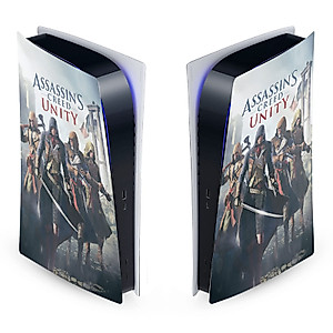 Head Case Designs Officially Licensed Assassin's Creed Game Cover Unity Key Art Matte Vinyl Faceplate Sticker Gaming Skin Decal Cover Compatible With Sony PlayStation 5 PS5 Digital Edition Console