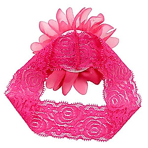 JOYOYO 16 Colors Baby Girls Headbands Chiffon Flowers Breath Mesh Soft Lace Headbands for Infant Newborn and Toddlers