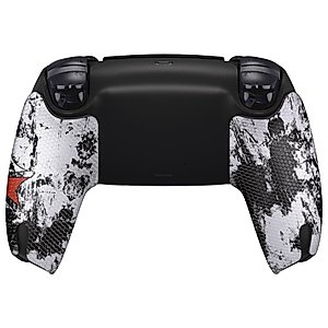 eXtremeRate PlayVital Anti-Skid Sweat-Absorbent Controller Grip for ps5 Controller, Professional Textured Soft Rubber Pads Handle Grips for ps5 Controller - Biological Hazard
