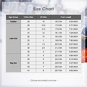 BODATU Boys Snow Boots Outdoor Waterproof Winter Kids Shoes Grey/Green 7768, 2.5 Little Kid