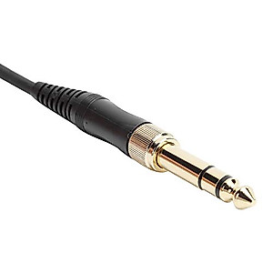 eboxer-1 Headphone Audio Cable, Spring Audio Cable with Adapter, OFC Copper Core, Replacement 3.5mm Headset Audio Wire for Sennheiser HD25/HD560/HD540/HD430/HD250, 19.7ft