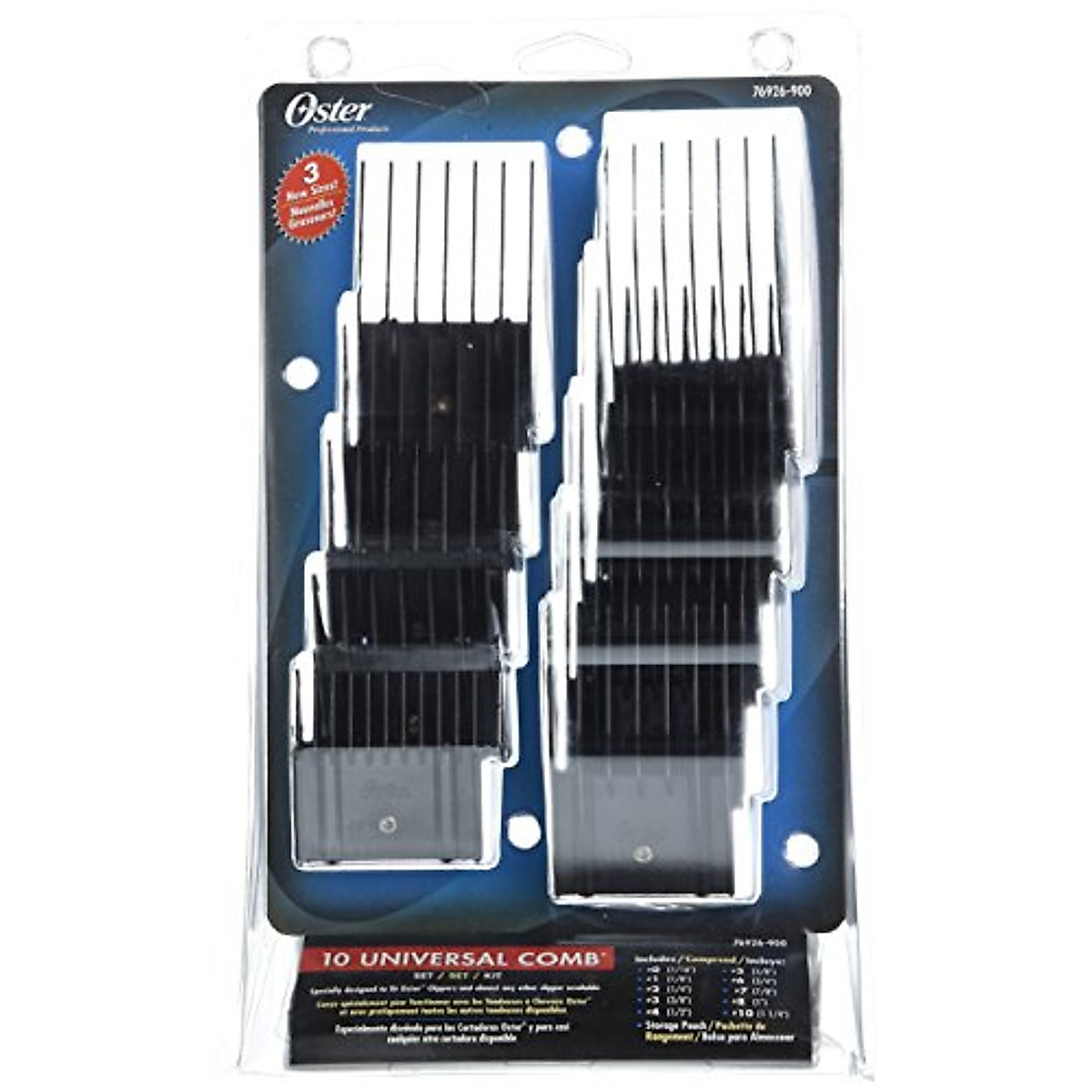 Oster Professional 10 Comb Set Specially Designed to Fit Oster Clippers.