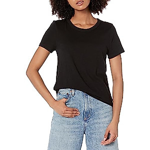 GAP Womens Forever Soft T-Shirt True Black V2 L