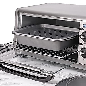 G & S Metal Products Company Ovenstuff Toaster Oven 8-Piece Bakeware Set, Gray