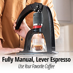 Flair The NEO Flex: UPDATED Direct Lever Manual Espresso Maker for Home with a Pressure Gauge and Two Portafilters - Brew Cafe Quality Espresso