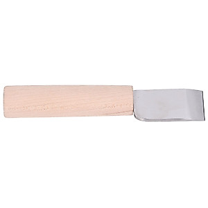 Leather Working Knife, Wide Application Stainless Steel Blade Leather Round Knife Portable Size for Leather