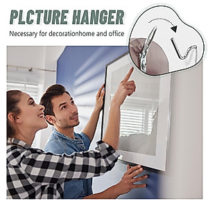 FURHUA 20pcs Super Hook Picture Hangers and Office Pack, Drywall Hooks for Hanging Pictures, Wall Hooks, Picture Hangers, Picture Hanging Kit，Hang Art, Clock, Shelves, Mirrors...