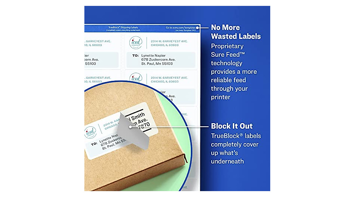 Avery Color File Folder Labels - 750 Pack for Easy Organization