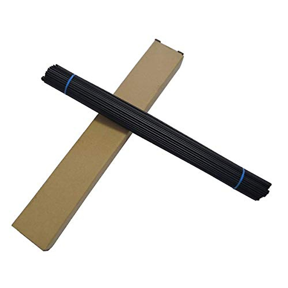 Polypropylene PP Plastic Welding Rods - 52Ft Length ，0.2"W x 0.1"H (Black)