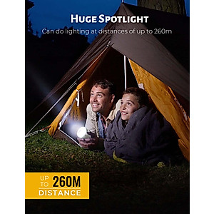 Wildley 600LM Camping Lights, 5 Light Modes Camping Lantern Rechargeable with 3600 mAh Power Bank,Camping Essentials for Tent Emergency, Outdoor Hiking, Power Outages (White)