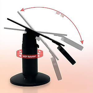 HILIPRO Swivel Point of Sale Stand for Pax A30 Credit Card Terminal - Complete POS and Contactless Payment kit