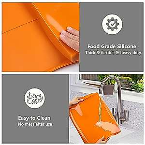 36" Food Grade Silicone Griddle Mat for Blackstone Griddle Accessories, Food Grade Silicone Griddle Cover for Blackstone Accessories Protect Your Griddle from Insects Rust