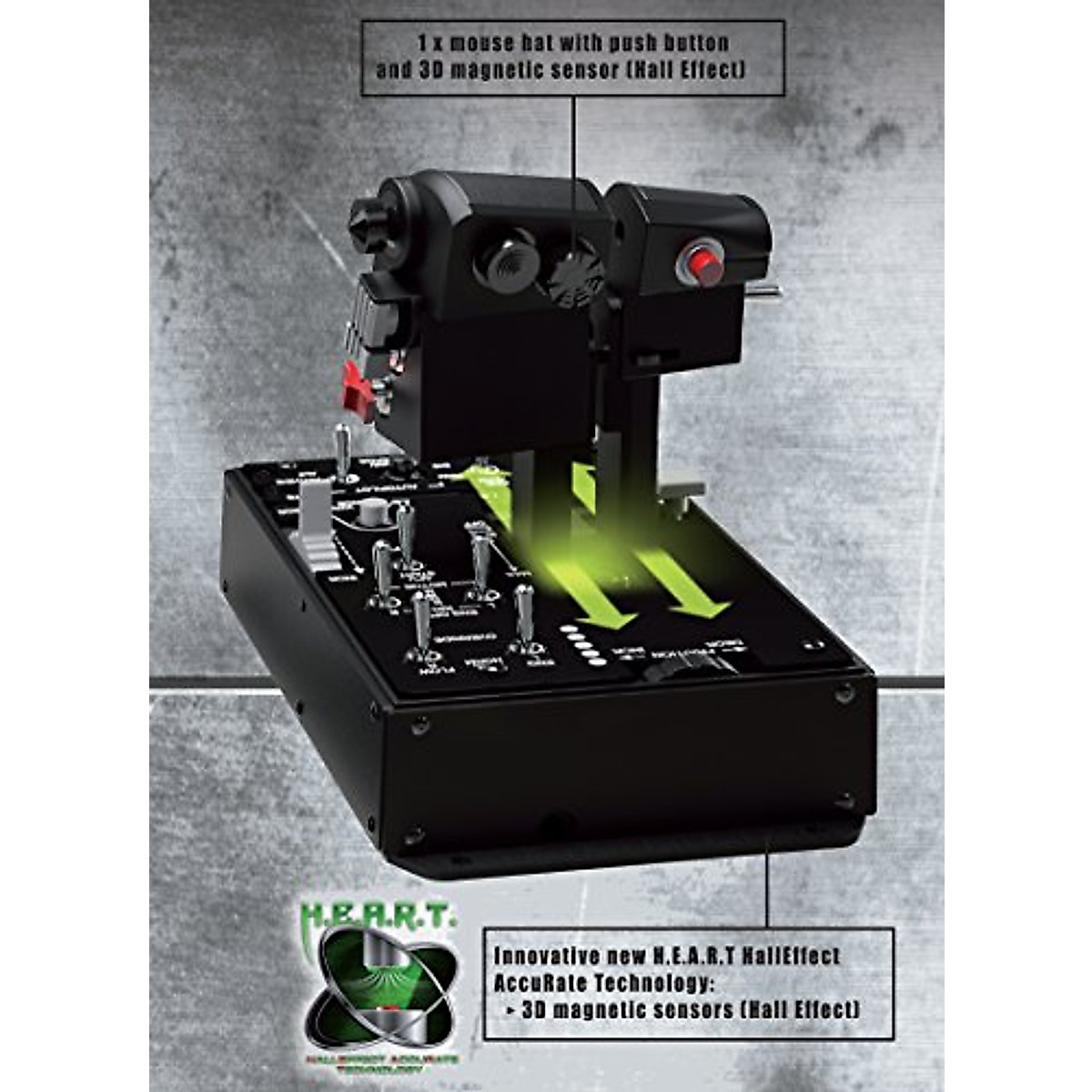 Thrustmaster HOTAS Warthog Dual Throttles for Flight Simulation, Official Replica of the U.S Air Force A-10C Aircraft (Compatible with PC)