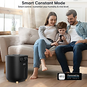 Humidifiers for Bedroom Large Room - Smart 8L Top Fill Cool Mist Humidifiers for Home, Nursery, Baby, Plant with Essential Oil Diffuser, Ultrasonic Air Humidifier with Adjustable 360° Rotation Nozzle