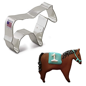 Horse Cookie Cutter 3.5" Made in USA by Ann Clark