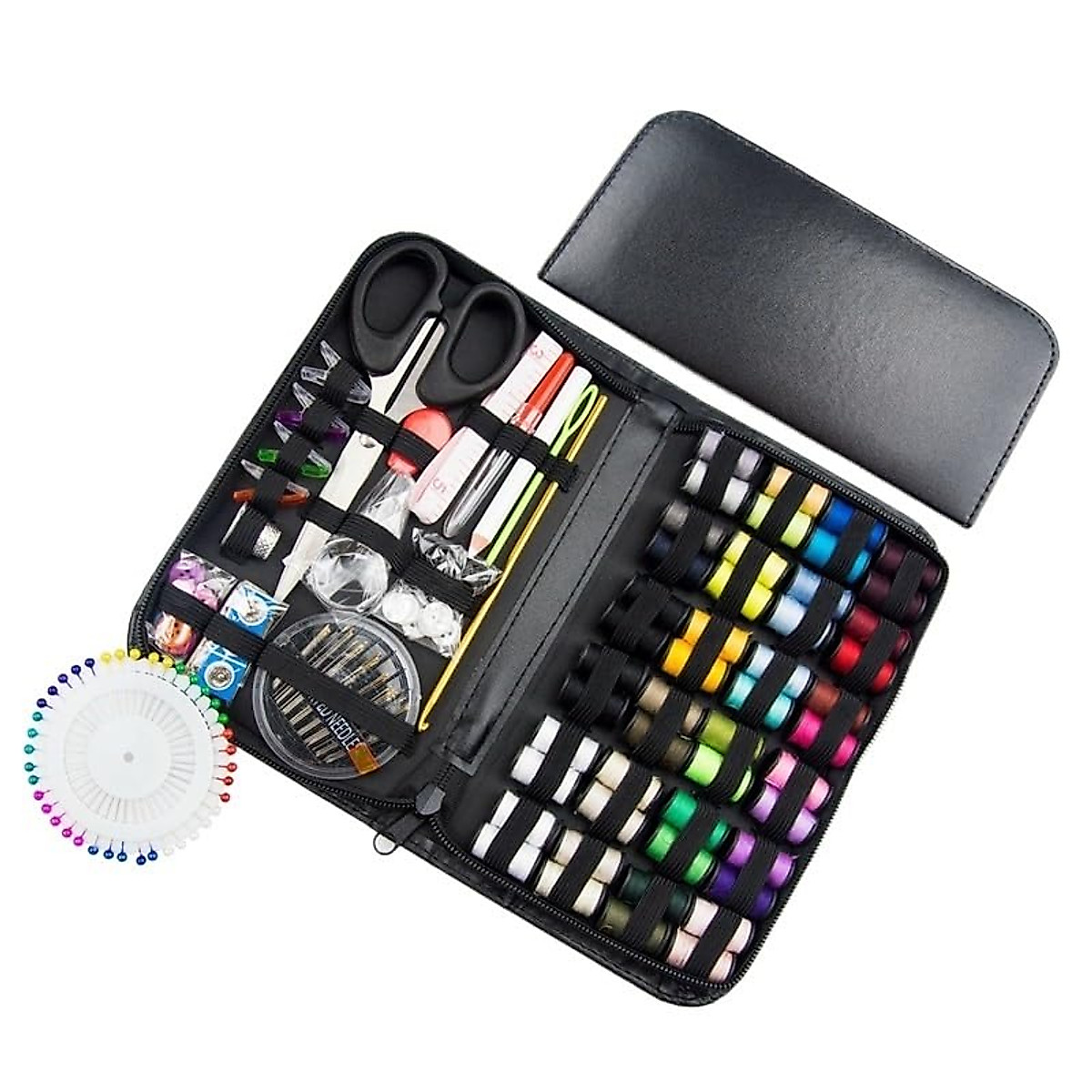 JFGJL Sewing Kit Sewing Box Sewing a nd Mending Tools Portable Home Travel Needle and Thread Set