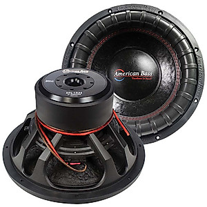 American Bass XFL-1522 15" Inch Subwoofer, 1500 Watts RMS/3000 Watts Max Power, 1.4″ Inch Wide 3-Layer Foam Surround, Dual 2 Ohm Voice Coils with 200 Oz. Total–Double Stacked High-Enery Magnets