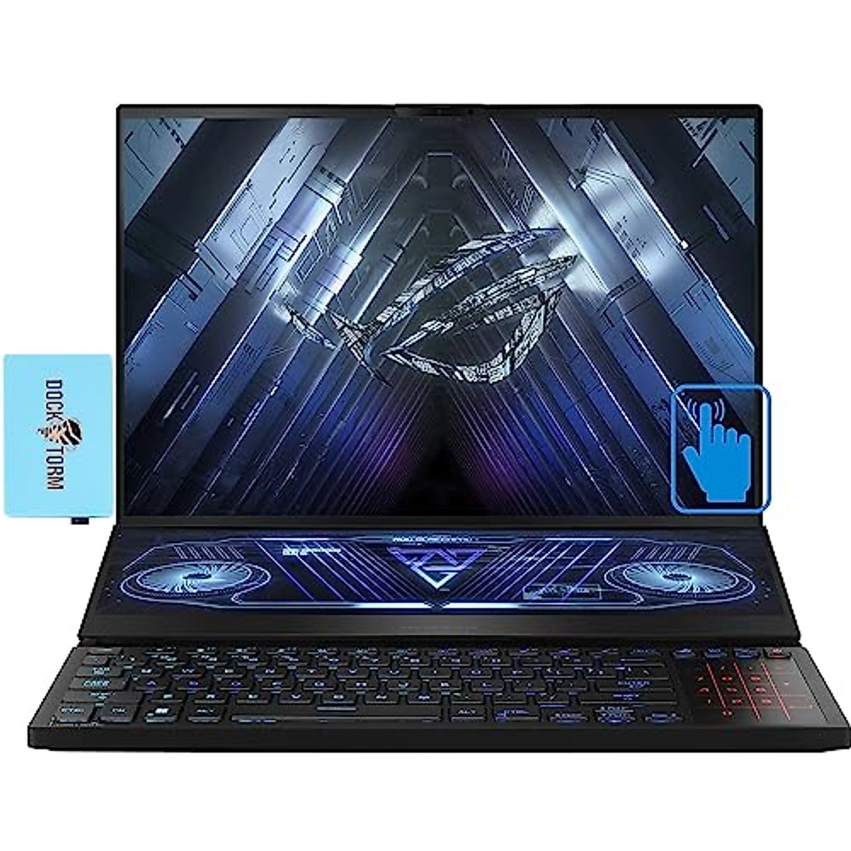 ASUS ROG Zephyrus Duo 16 GX650RM-ES74 Gaming Laptop 16" 165Hz IPS Touchscreen WUXGA (1920x1200) (AMD Ryzen 7 6800H, 16GB DDR5, 1TB SSD, GeForce RTX 3060,Win11Home) w/Hub