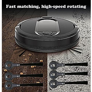 Detetap Side Brush Replacement Parts for Shark ION Robot IQ R101AE (RV1001AE),AV2501AE RV2502AE AV2501S IQ R101 (RV1001) RV1000 RV2001AE RV1012AE AV911S EZ Robot Vacuum Cleaner Accessory -6 Pack