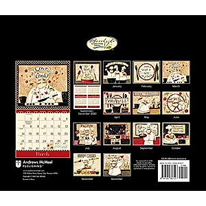 Home Is In the Kitchen 2021 Deluxe Wall Calendar
