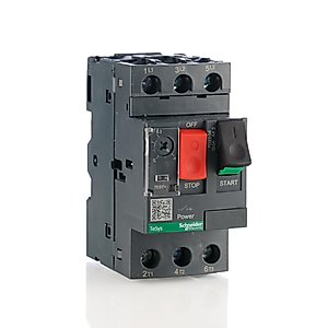 Schneider Electric GV2ME14 Manual Motor Starter, Button, 6-10A, 1P