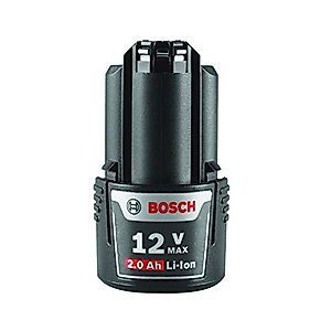 Bosch BAT414 12-Volt Max Lithium-Ion 2.0Ah High Capacity Battery , Black