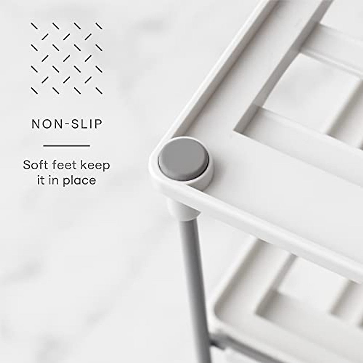 YouCopia UpSpace Water Bottle and Travel Mug Cabinet Organizer, Adjustable Storage Rack for Kitchen Organization, 3-Shelf