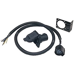 POLLAK - 11-898P 4' 7-Way Socket Kit , Black