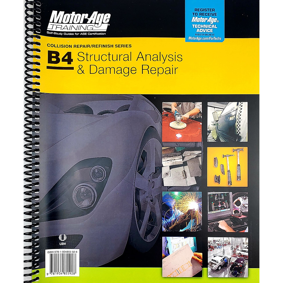ASE Certification Test Prep Collision Repair (B2 - B6) Study Guide Package