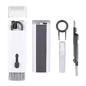 7-in-1 Electronic Cleaner Kit,Keyboard Cleaner,Laptop Cleaner Kit for Monitor, Cell Phone, Bluetooth,Headset, Lego, Airpods, Laptop Camera Lens (Black)