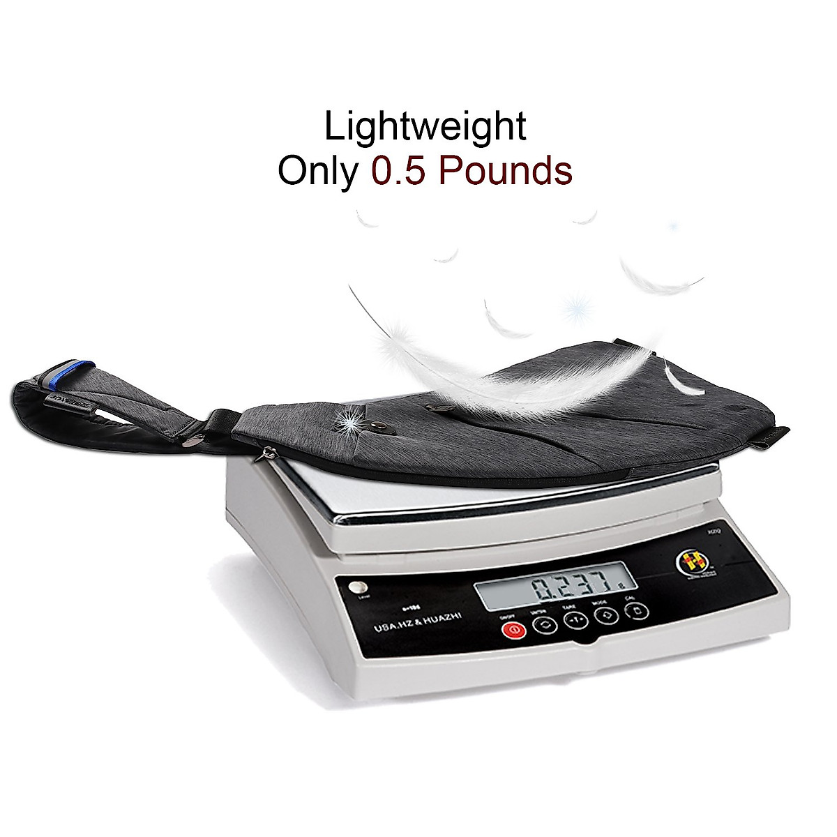 TOPNICE Sling Bag Crossbody Chest Shoulder Personal Pocket Bag Anti Theft Travel Bags Daypack for Men Women Water Resistance (Gray)