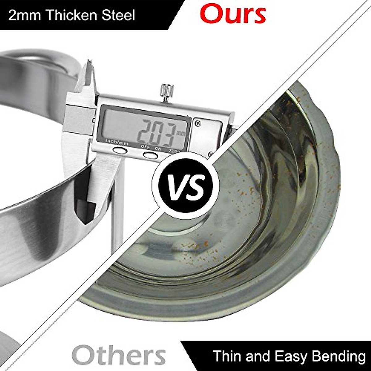 ROVSUN 5 Qt 4 Packed Full Size Stainless Steel Chafing Dish Buffet Set, Silver Round Catering Warmer Set with Food and Water Trays, Mirror Cover, Thick Stand Frame for Kitchen Party Banquet