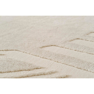 Revival Rugs Maru 8'x8' Washable Area Rug for Living Room Bedroom - 100% Recycled Oeko-TEX Certified, Medium Pile, Beige