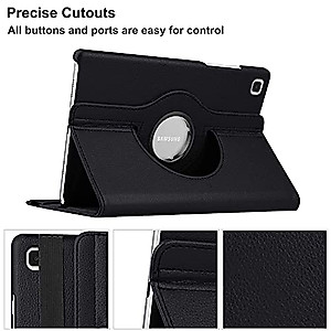Case for Samsung Galaxy Tab S5e 10.5 inch 2019 (SM-T720 T725 T727) - 360 Degree Rotating Stand Case Full Protective Smart Cover,Bonus Stylus Pen,Screen Film (Black)