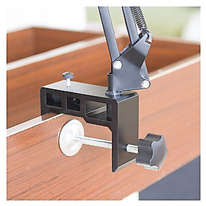 Replacement Heavy Duty C Clamp for 1/2” Base Magnifying Lamp，XINME Desk Lamp，Swing Arm Lamp，Phone Mount，I pad Mount，Tablet Holder，Mic Holder